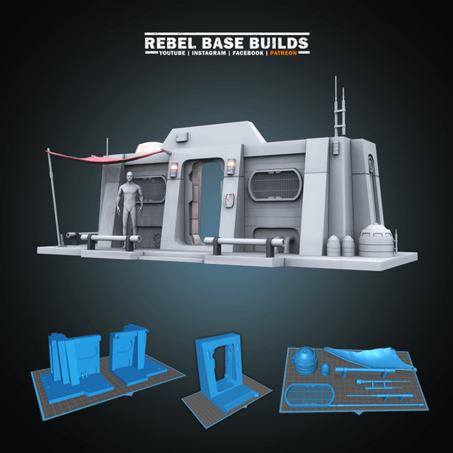 3D Printed Mando Home | IB3D